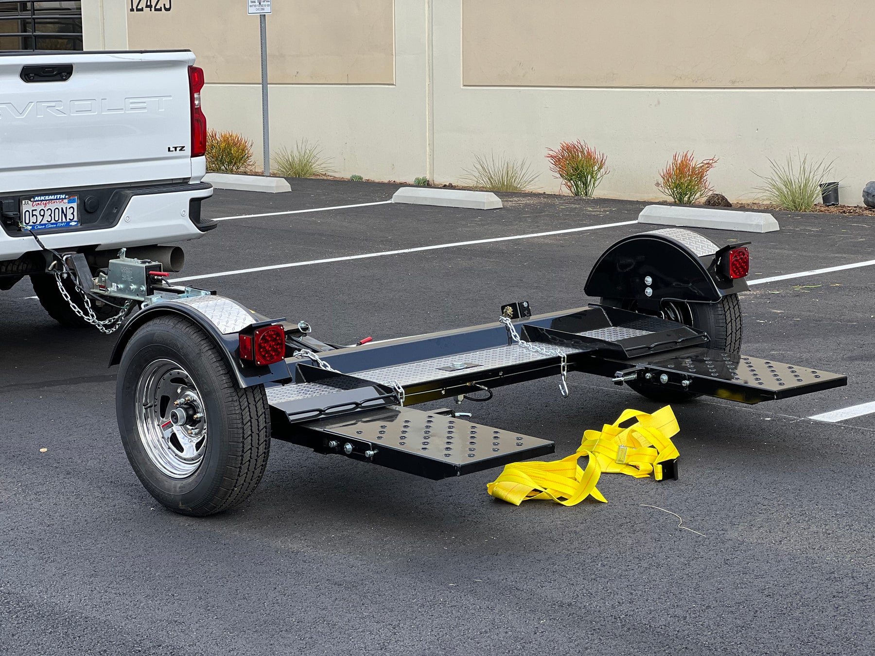 Folding Car Dolly with Aluminum Wheels – Limited Offer – Tow Smart Trailers