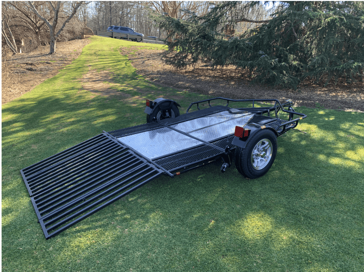 Tri-Ride Trike Trailer | Stand-Up, Foldable 3-Wheel Motorcycle Trailer ...