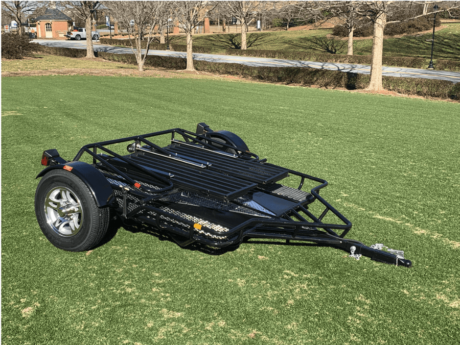 Tri-Ride Trike Trailer | Stand-Up, Foldable 3-Wheel Motorcycle Trailer ...