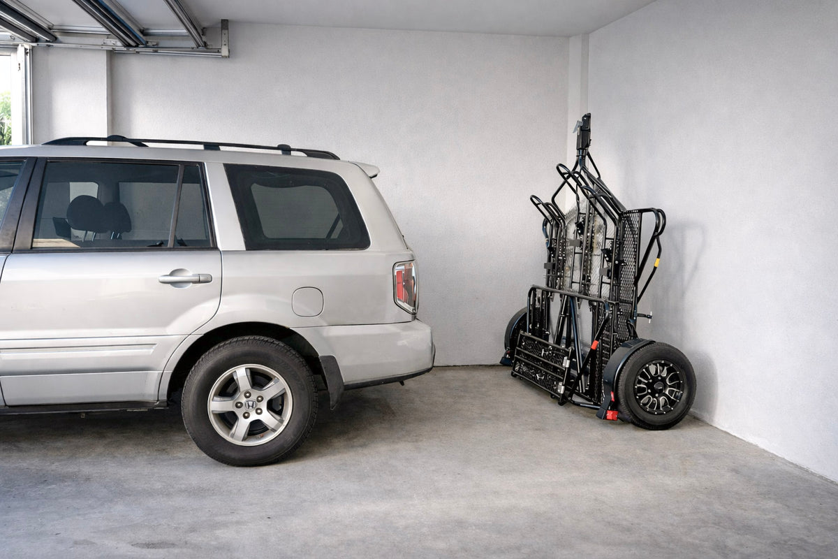 Motorcycle Trailer That Stands Up (Fits in Garage) | Tow Smart – Tow ...