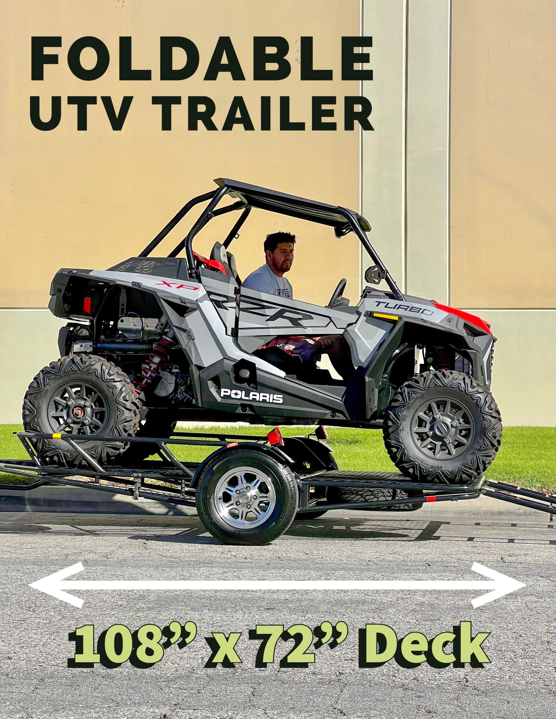 Folding Utility Trailer -Endeavor Powersport – Tow Smart Trailers