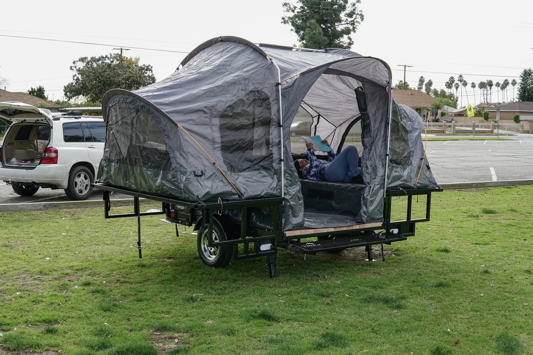 Camping Utility Tent Trailer Combo – Tow Smart Trailers