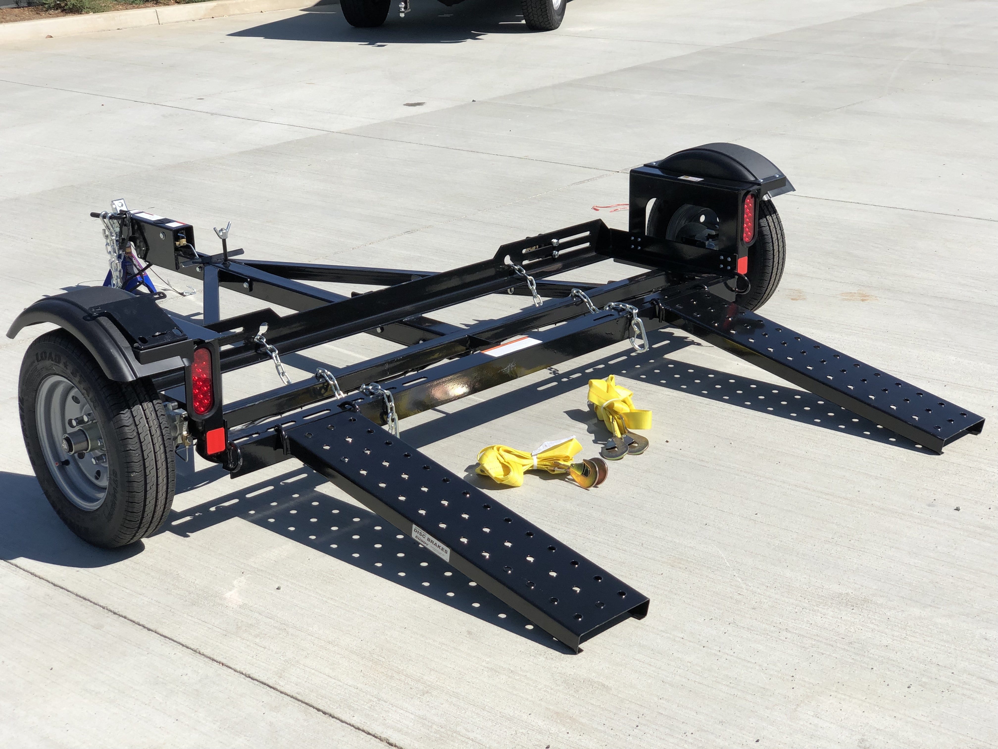 Stand Up Tow Dolly Surge Disc Brakes – Tow Smart Trailers Stand Up Tow Dolly Surge Disc Brakes – Tow Smart Trailers