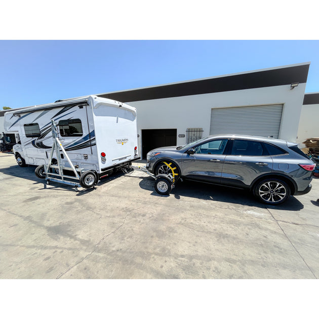 Stand Up Galvanized Car Tow Dolly – Tow Smart Trailers