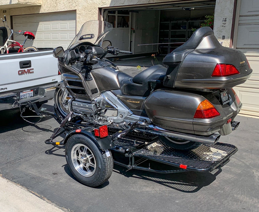Single Rail Ride-Up Motorcycle Trailer – Tow Smart Trailers