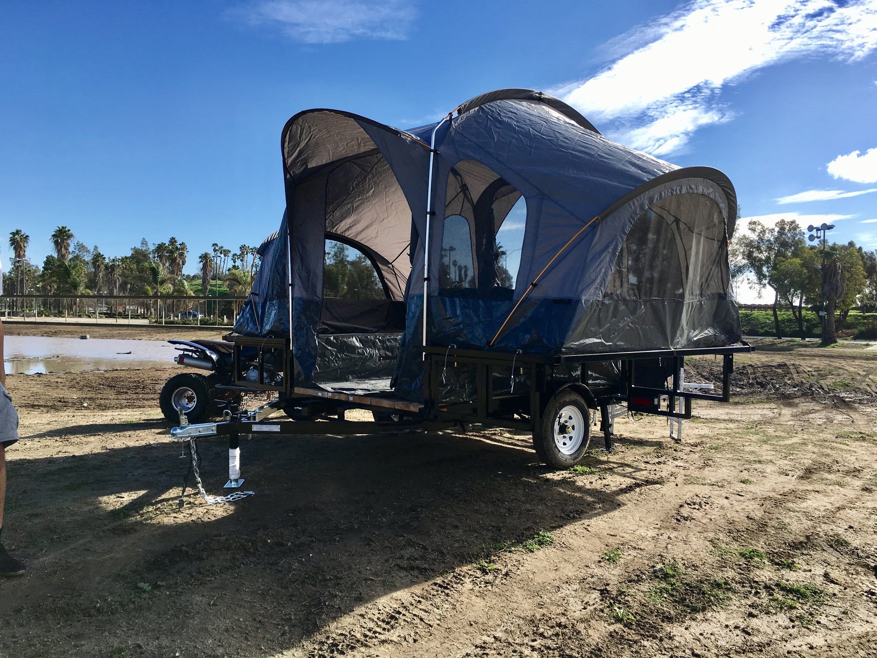 Camping Utility Tent Trailer Combo – Tow Smart Trailers