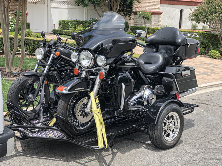 Premium Stand Up Motorcycle Trailer – Tow Smart Trailers