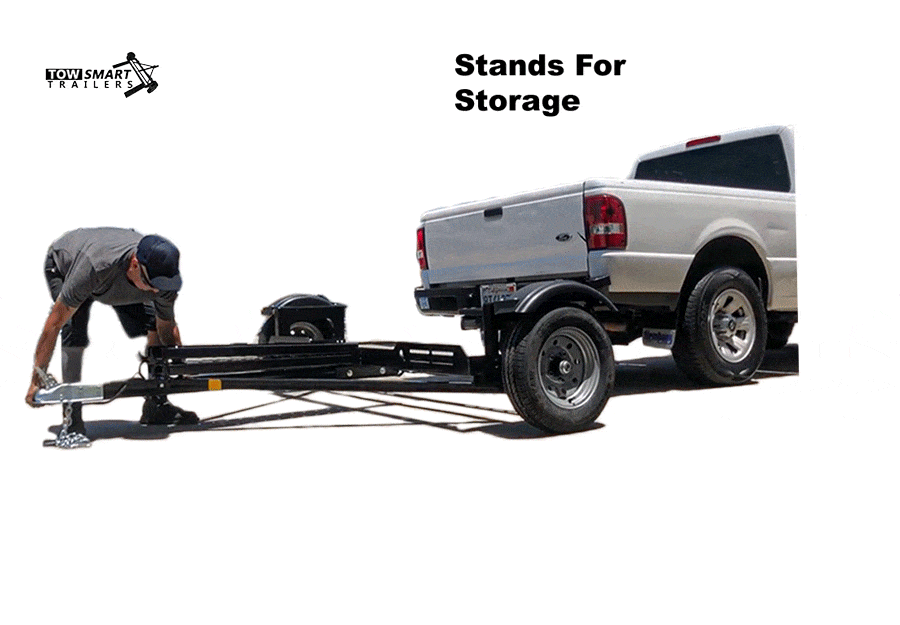 Stand-Up EZ Haul Car Tow Dolly – Tow Smart Trailers