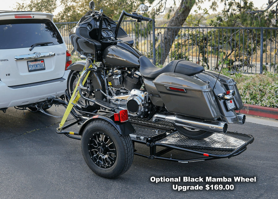 Single Rail Ride-Up Motorcycle Trailer – Tow Smart Trailers